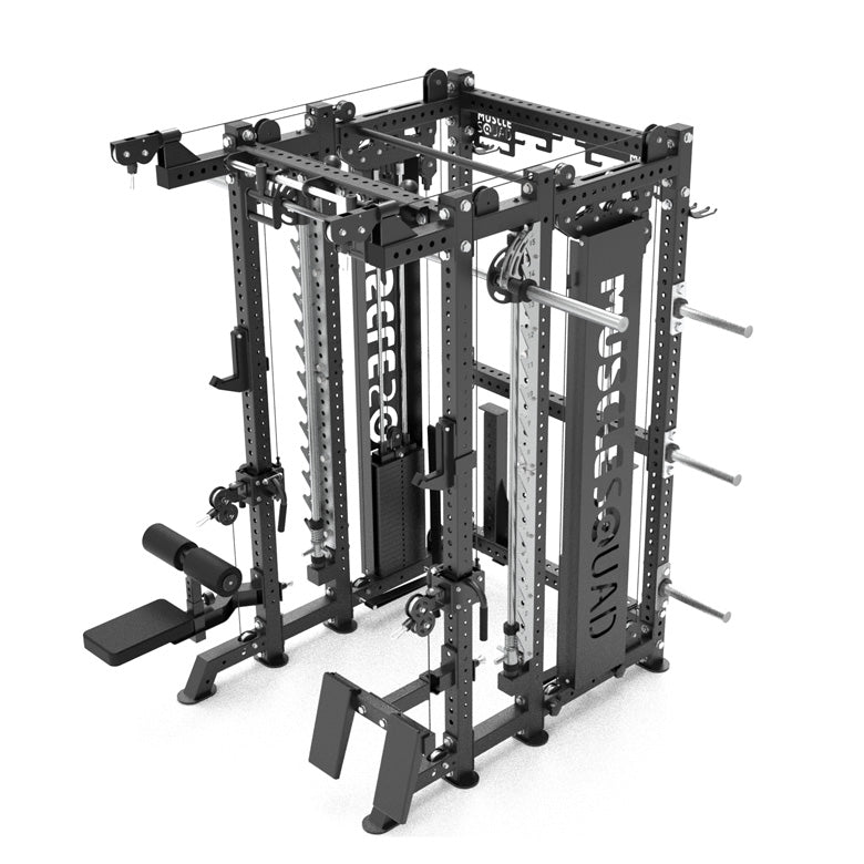 Phase 4 Multi Functional Squat Rack with cable | MuscleSquad