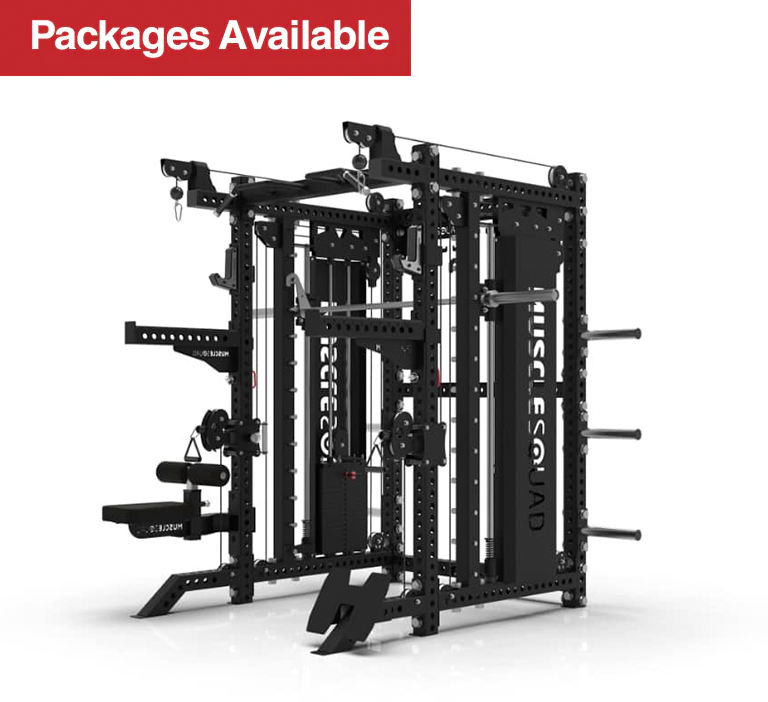Phase 3 Short Cable Squat Rack with Smith Machine | MuscleSquad