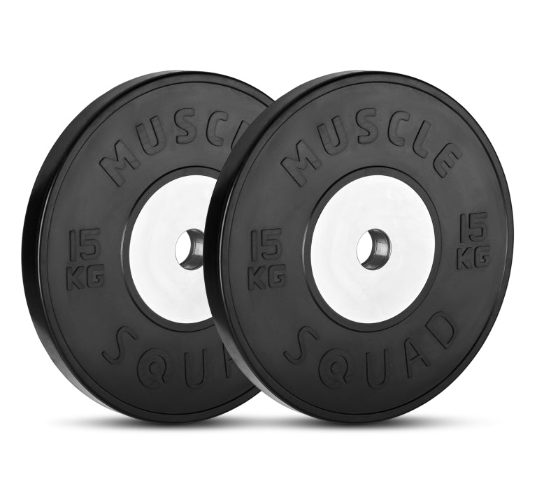 Competition Metal Bumper Olympic Weight Plates | MuscleSquad