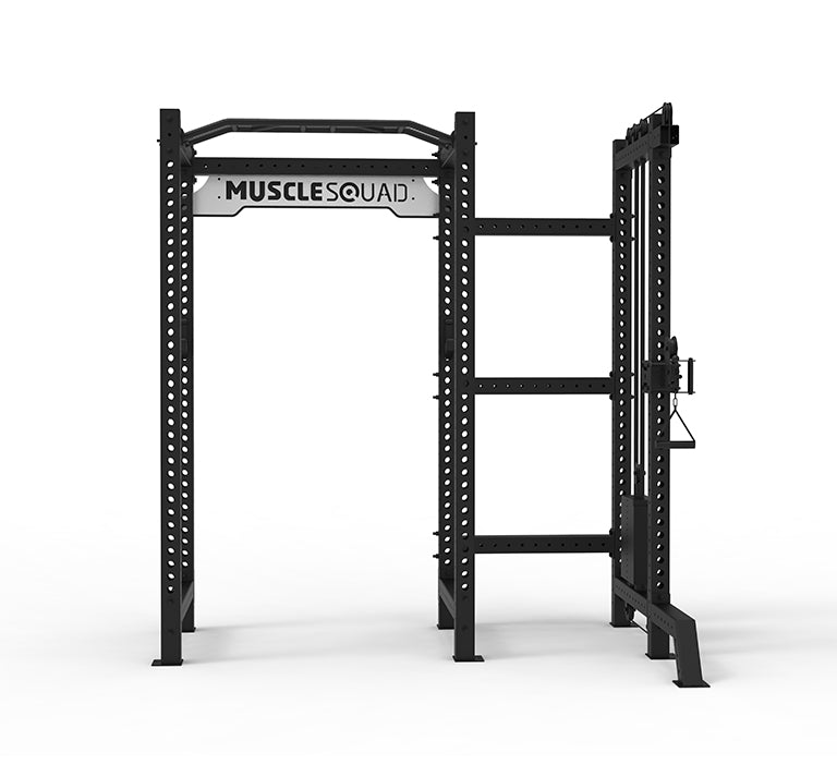 Phase 3 Power Rack & Cable Weight Stack | MuscleSquad